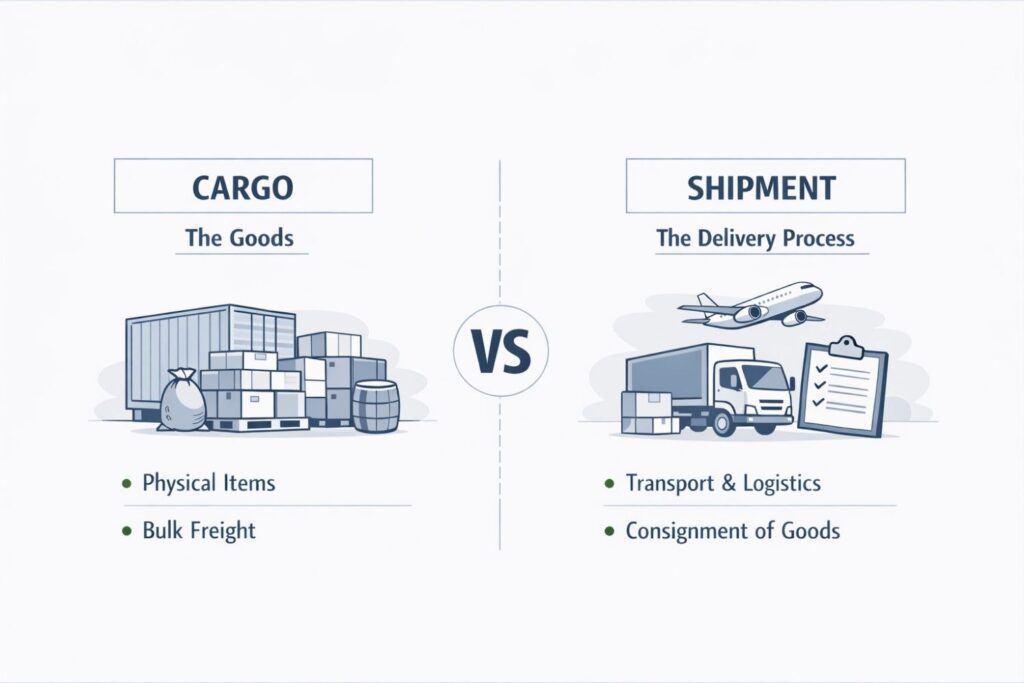 Difference Between Cargo and Shipment You Should Know