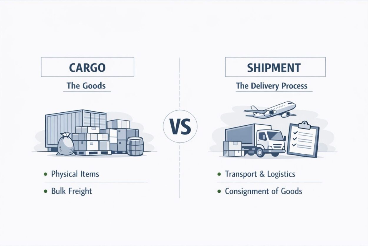 Difference Between Cargo and Shipment You Should Know